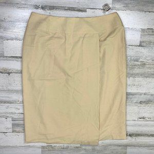 Maggie Mcnaughton | Skirts | Nwt Maggie Mcnaughton Cream Faux Wrap ...